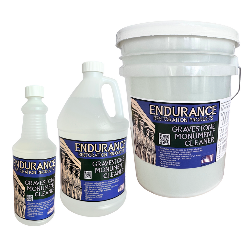 Gravestone & Monument Cleaner – Endurance Restoration Products