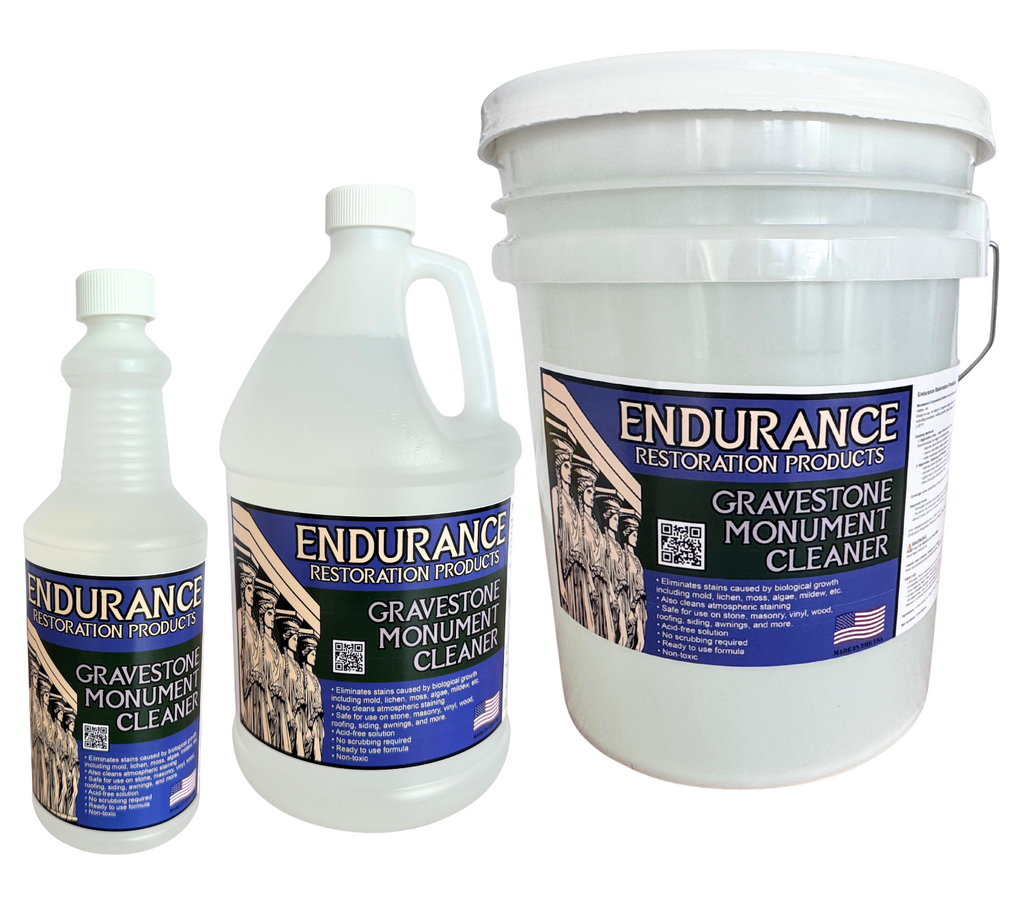 Gravestone & Monument Cleaner – Endurance Restoration Products