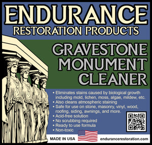 Gravestone & Monument Cleaner – Endurance Restoration Products